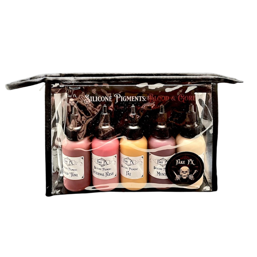 Fake FX Silicone pigments Blood and Gore (pack 5x50g) – The Makeup Armoury