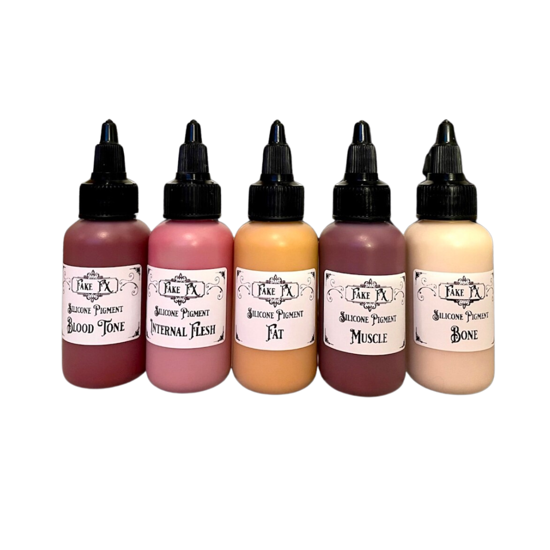 Fake FX Silicone pigments Blood and Gore (pack 5x50g) – The Makeup Armoury