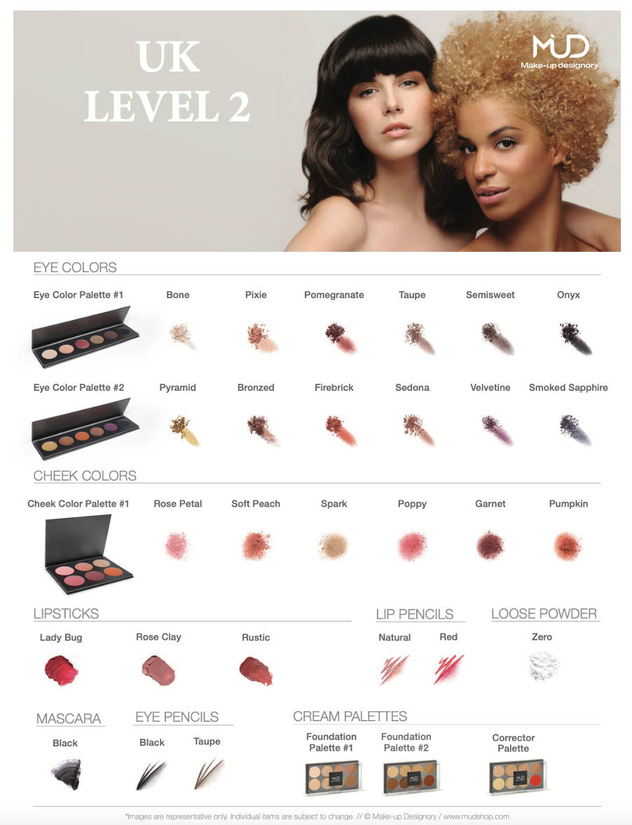 MUD Make-up Designory College Kit - Level 2 – The Makeup Armoury