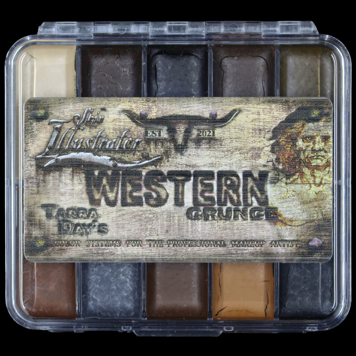 Skin Illustrator On Set Western Grunge Palette – The Makeup Armoury
