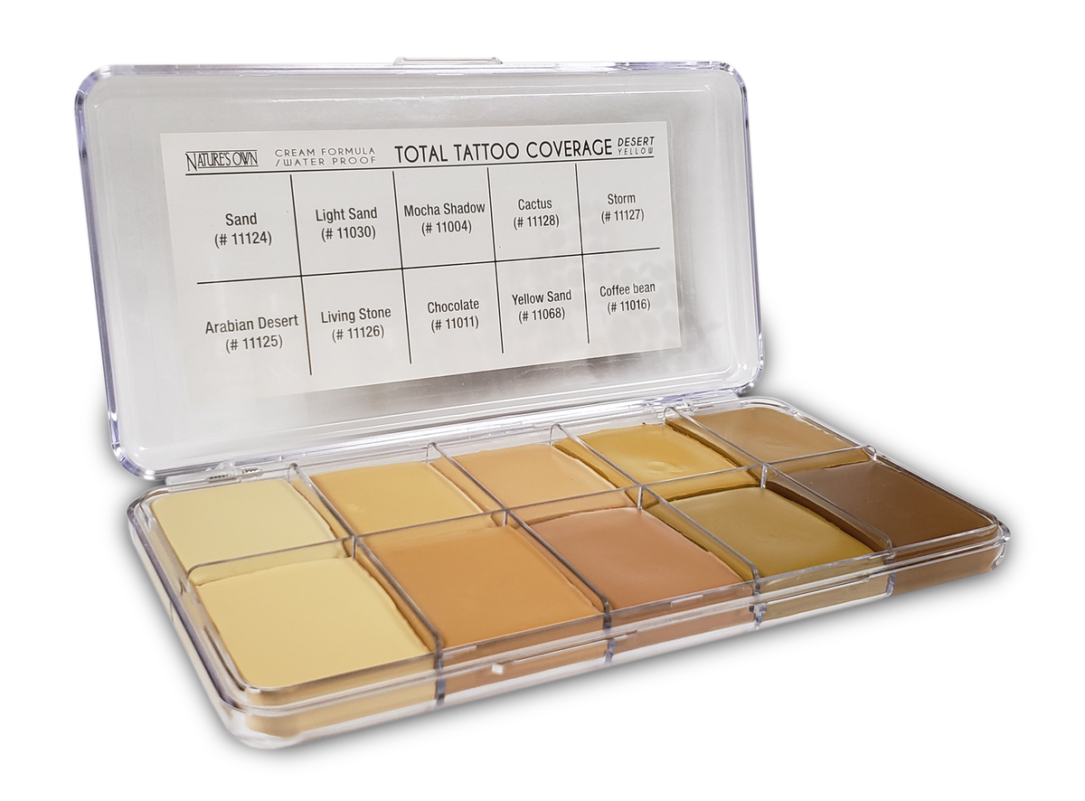 Jordane Cosmetics - Total Tattoo Cover Palette Desert Yellow – The ...