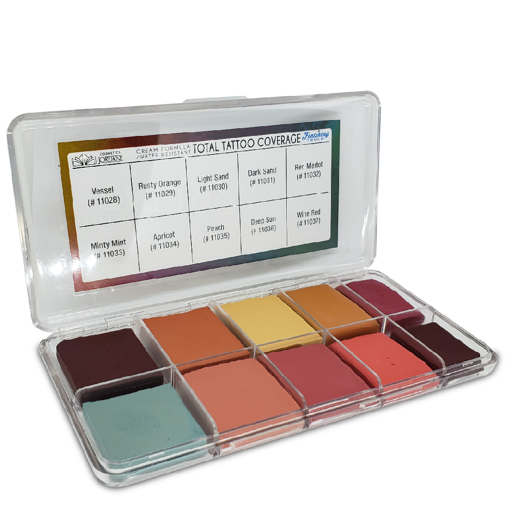 Jordane Cosmetics - Total Tattoo Cover Palette Finishing Touch – The ...