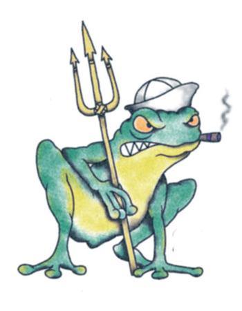 Tattooed Now! Navy Frog With Trident – The Makeup Armoury